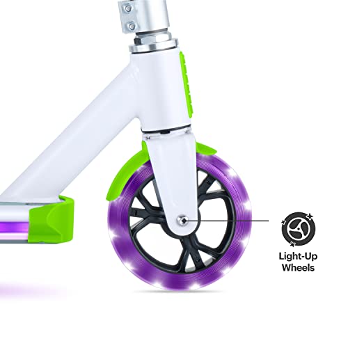 Jetson Disney Buzz Lightyear Kids' Electric Scooter, 7 Miles Per Hour, 4 Miles Max Range, 60-Watt Motor, Light-Up Deck, Height-Adjustable Handlebar, Ages 8+, JBUZZ-ELE