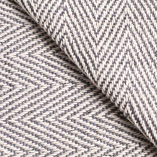 Glamburg 100% Soft and Breathable Cotton Thermal Blanket Twin Charcoal - Perfect for Layering Any Bed for All Season