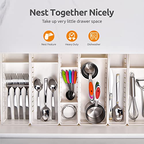 U-Taste 12 Piece Measuring Cups and Spoons Set in 18/8 Stainless Steel : 7 Measuring Cups & 5 Measuring Spoons