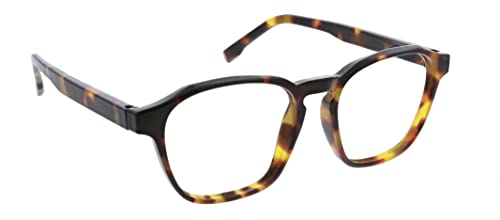 Peepers by PeeperSpecs mens Off the Grid Blue Light Blocking Reading Glasses, Tortoise, 53 mm US