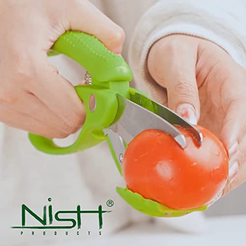 Upgraded Salad Scissors Tossing and Chopping Salad Chopper Heavy Duty Kitchen Salad Scissors Multifunction Double Blade Salad Cutting Tong Scissor Double Blade