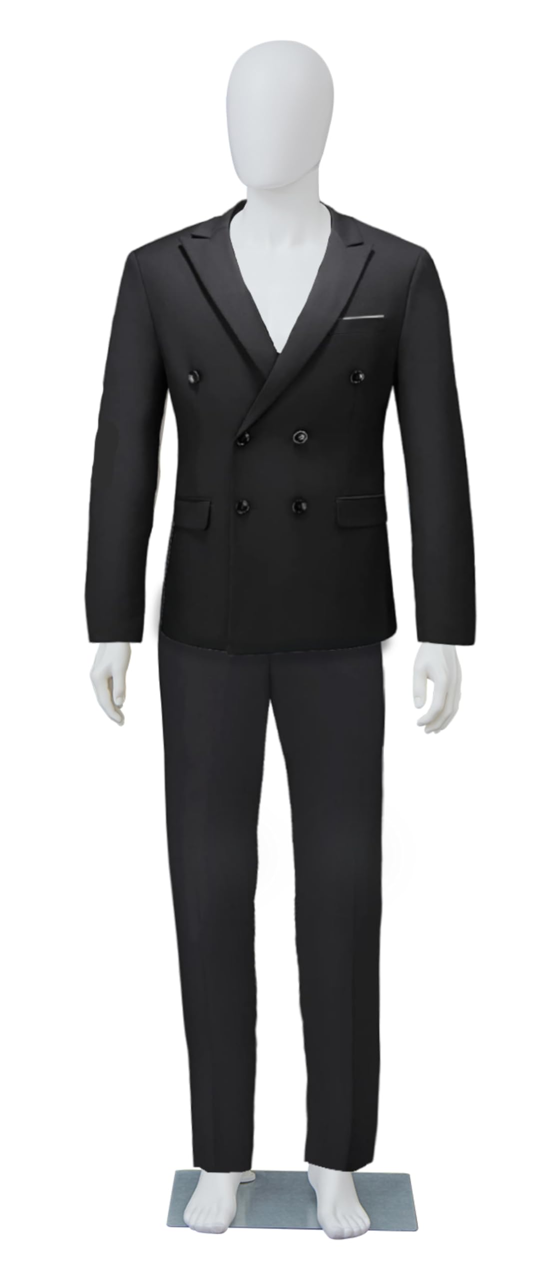Male Mannequin Full Body Body, 73 Inches Adjustable Detachable Dress Model Stand Realistic Display Mannequin Head Metal Base for Retail Clothing Shops, Halloween Christmas Cosplay, 1pcs