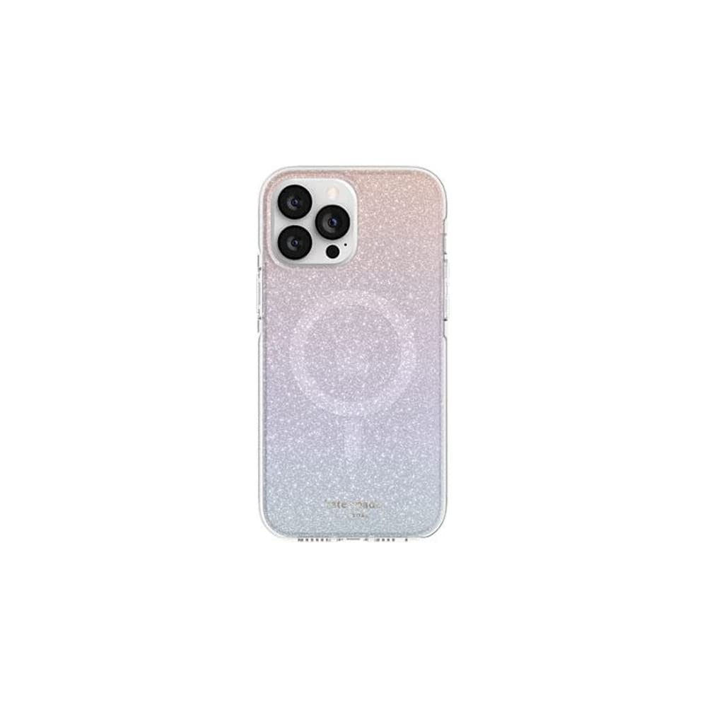 kate spade new york Protective Hardshell Case for MagSafe for iPhone 13 Pro - Ombre Glitter Pink