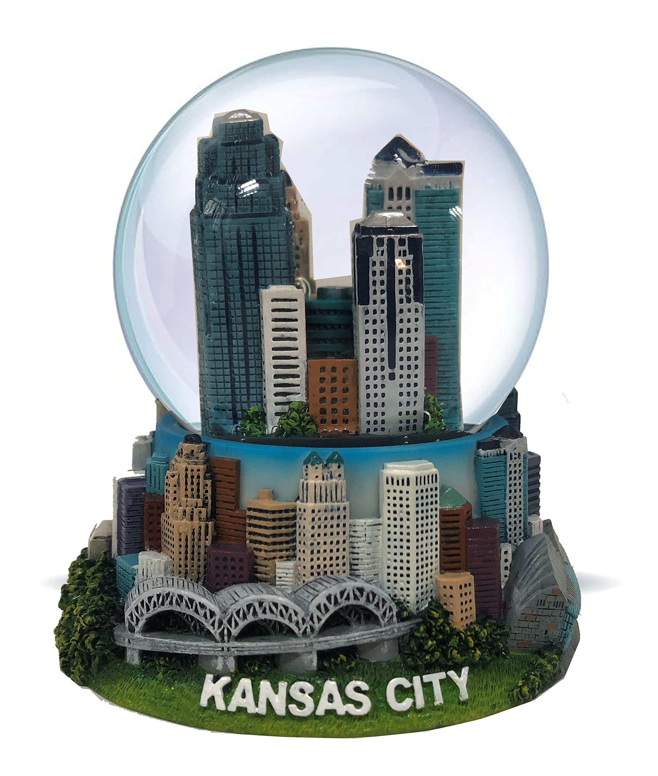 Kansas 3D Snow Globe Water Globe Souvenir Ornament for Home car Gift for Women Kids Girls Mon Granddaughter 3 Β½β T