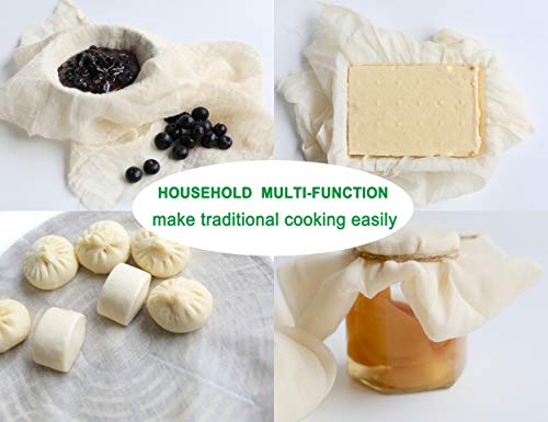 YJL Cheesecloth for Straining, 54 Sq Feet, 100% Cotton Grade 90 Unbleached Cheesecloth, Fine Cheesecloth | 6 Yards Cheese cloths for Cooking | Straining | Canning | Steaming and Reusable Cheesecloth