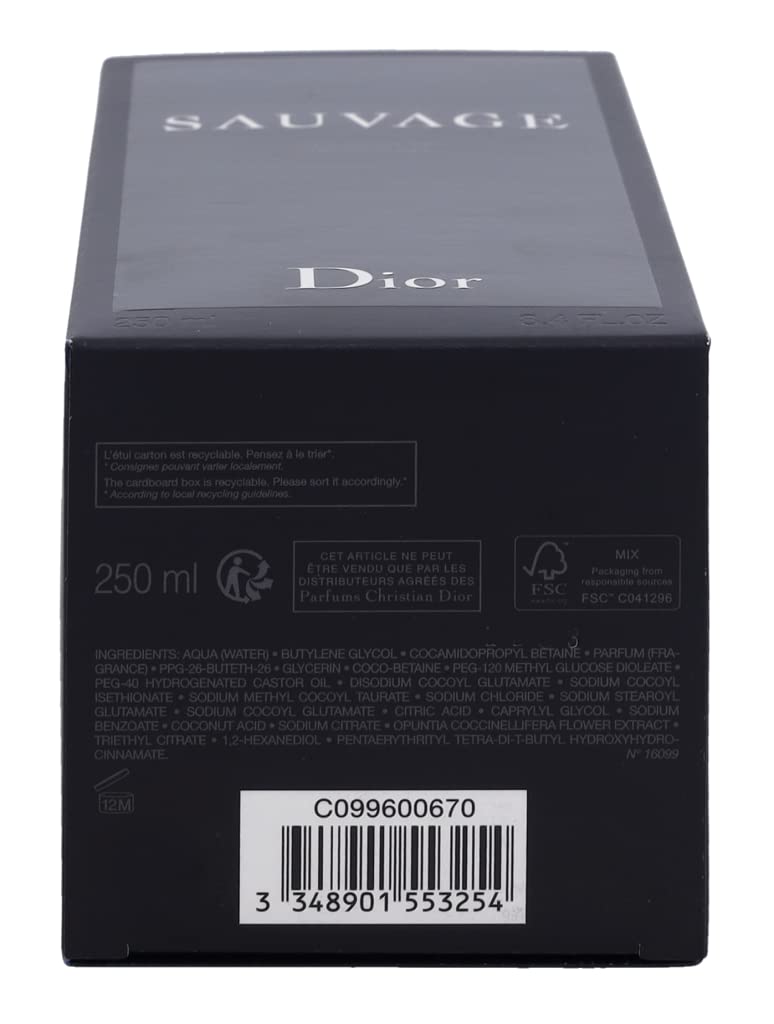 Dior Sauvage Shower Gel 8.5 Ounce