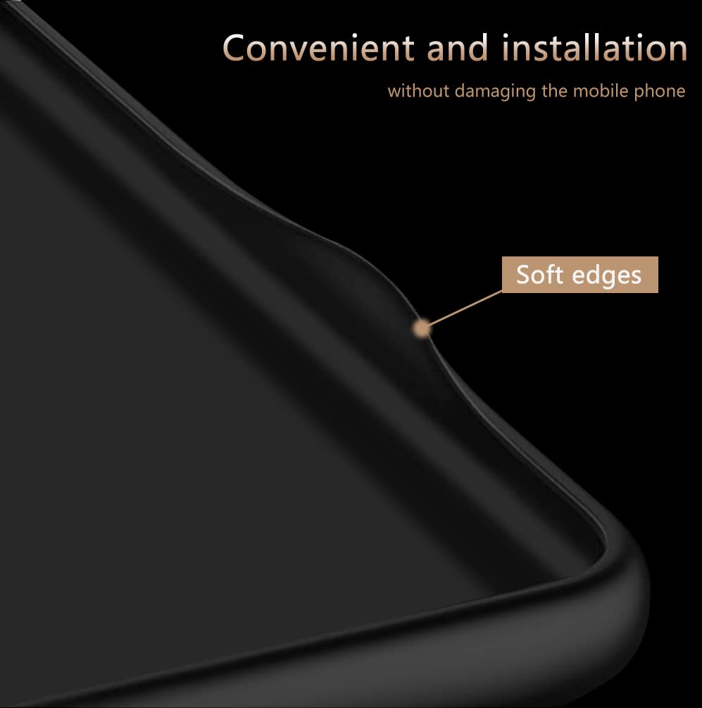 Puxssul for OnePlus 10 Pro 5G Case, Soft TPU Artificial Leather case,Extremely Light Ultra-Light Camera Protection Leather Cover Case for OnePlus 10 Pro 5G (Black)