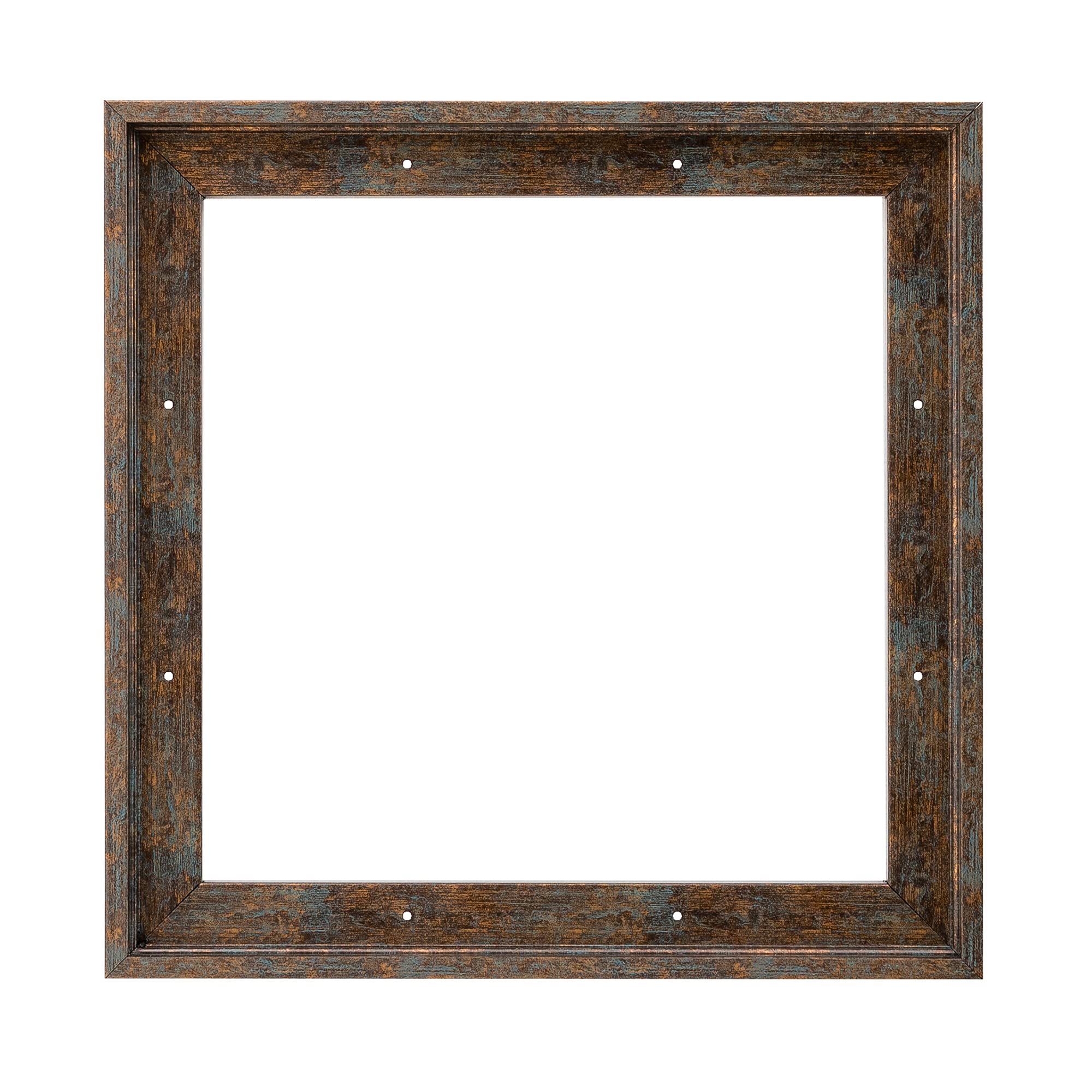 Pixy Canvas 12x12 Floater Frame for 1-1/4 (1.25) inch Deep Canvas Paintings/Canvas Prints/Wood Canvas Panels/Wall Art/Wall Decor/Home Decor/Artwork (Rusty Blue, 12 x 12 inch, Square)