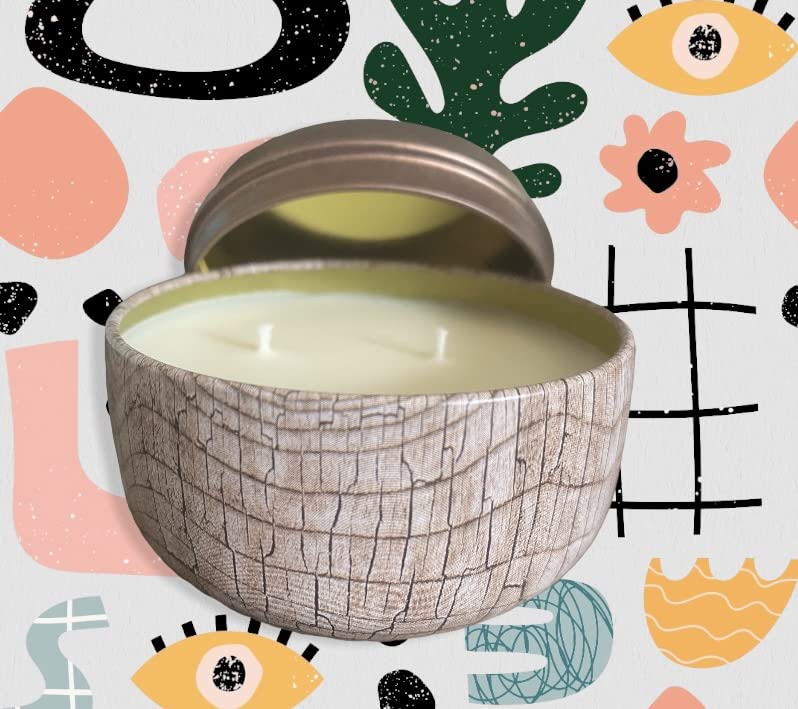 My Sweetheart Fruits and Sugared Citrus Scented Soy Wax Candle for Home Vul-Caa-Nu | 8oz 2 Wicks Recyclable Tins | Non Toxic Aromatherapy