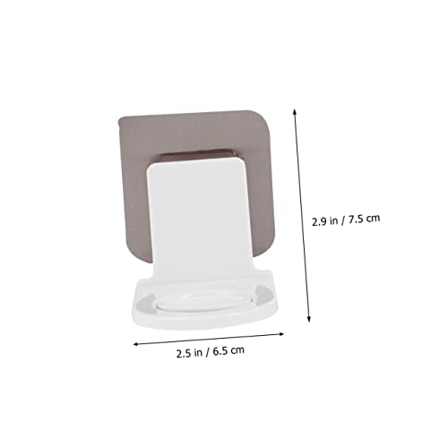 Zerodeko 6 Pcs Shower Gel Holder Body Wash Container Trace-free Storage Holders Novel Shampoo Bottle Hangers Bracket Pp No Trace