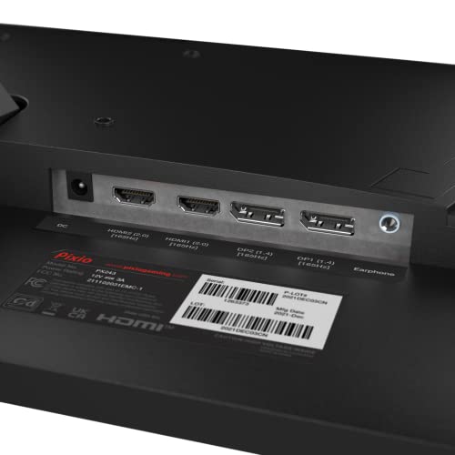 Pixio PX243 24 inch 165Hz Reresh Rate FHD 1080p Resolution VA Panel Gaming Monitor with Adaptive Sync