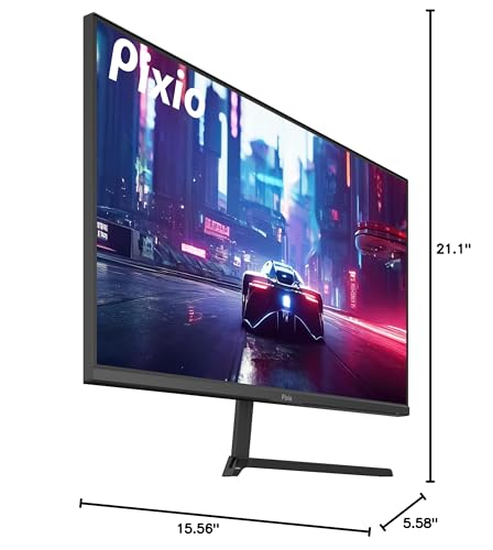 Pixio PX243 24 inch 165Hz Reresh Rate FHD 1080p Resolution VA Panel Gaming Monitor with Adaptive Sync
