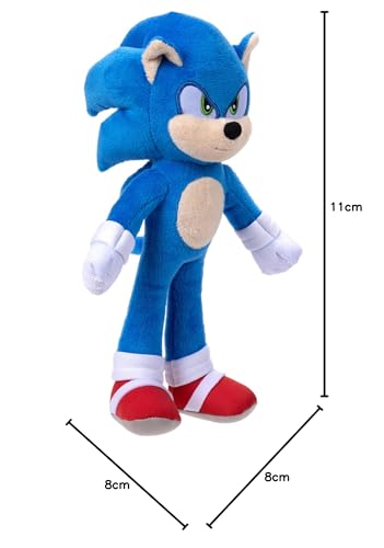 Sonic The Hedgehog 2 9-Inch Plush Collectible Toy 3-Pack