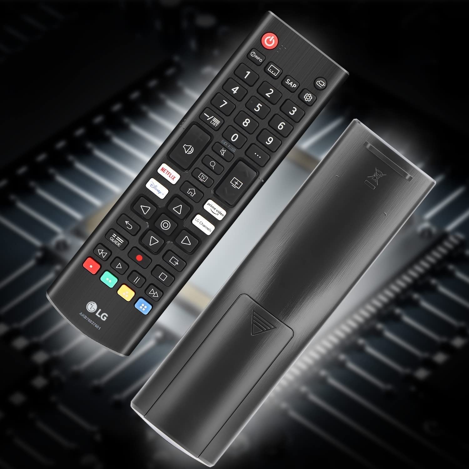 OEM Replacement Universal Remote Control AKB76037601/AKB76040302 fits All LG LED OLED LCD Webos 4K 8K UHD HDTV HDR Smart TV with Prime Video, Disney Plus, Netflix, LG Channels Shortcuts