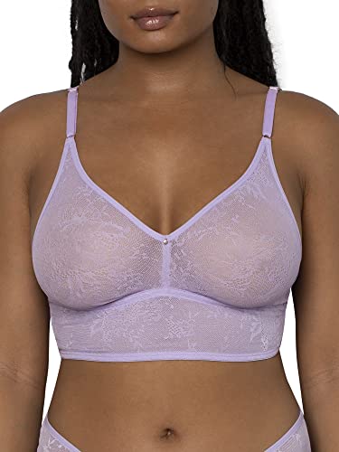 Smart & Sexy womens Sa1451 Bra, Lilac Iris (Smooth Lace), Large US