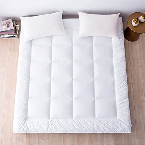 ZPZFDC Hotel Down Velvet Mattresses Thicken Keep Warm Tatami Foldable Mattress Help Sleep King Queen Size (Color : OneColor, Size : 150x200cm(59x79in))