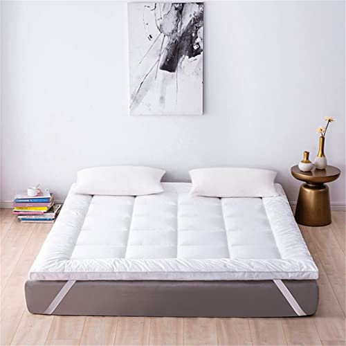 ZPZFDC Hotel Down Velvet Mattresses Thicken Keep Warm Tatami Foldable Mattress Help Sleep King Queen Size (Color : OneColor, Size : 150x200cm(59x79in))