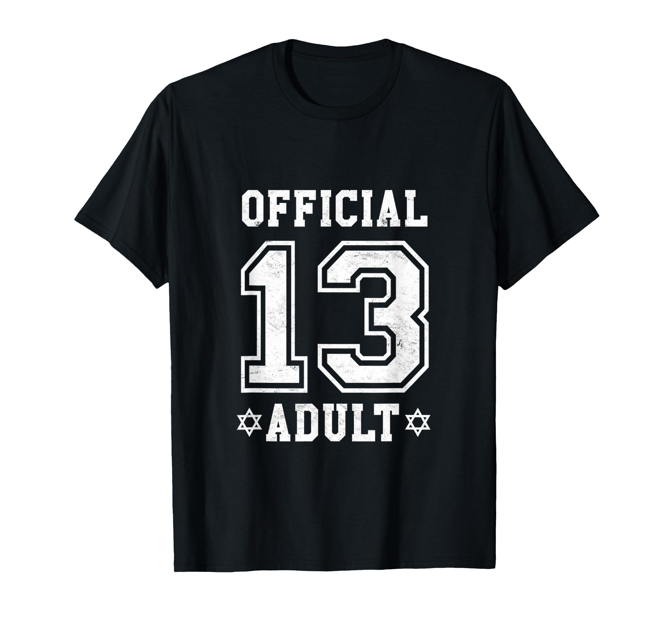 Official Adult 13th Birthday Jewish Bar Mitzvah Boy Torah T-Shirt