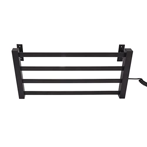 Fafeicy Thermostatic Towel Shelf, Bathroom Towel Rack Towel Holder, Electric Heated Towel Rack with Multiple Bars and Wall Mounting