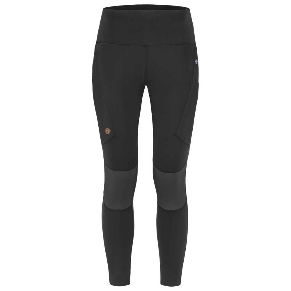 Fjallraven Abisko Trekking Tights Pro - Women's Black/Iron Grey Small
