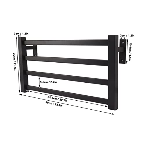 Fafeicy Thermostatic Towel Shelf, Bathroom Towel Rack Towel Holder, Electric Heated Towel Rack with Multiple Bars and Wall Mounting