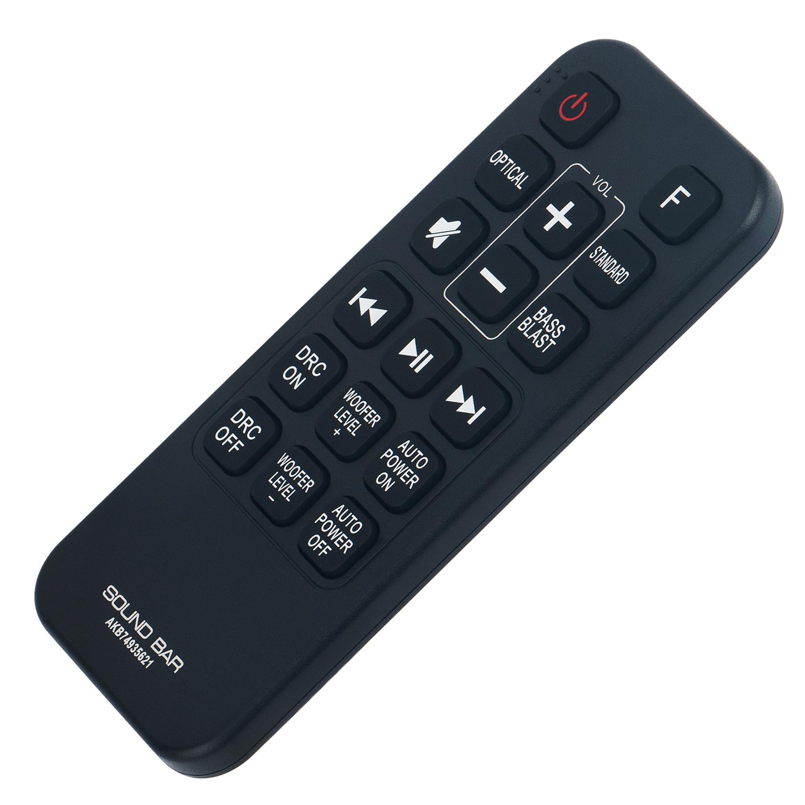 AKB74935621 Replacement Remote Control Applicable for LG Sound Bar SJ2 SJ2.AEUSLLK SJ2.DEUSLLK SQC1