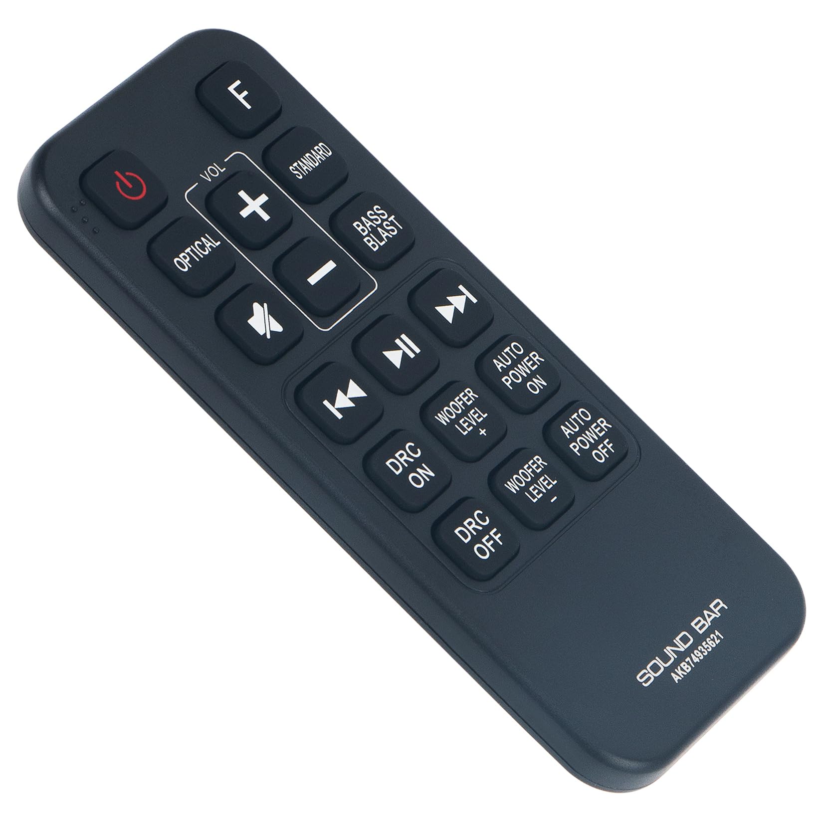 AKB74935621 Replacement Remote Control Applicable for LG Sound Bar SJ2 SJ2.AEUSLLK SJ2.DEUSLLK SQC1