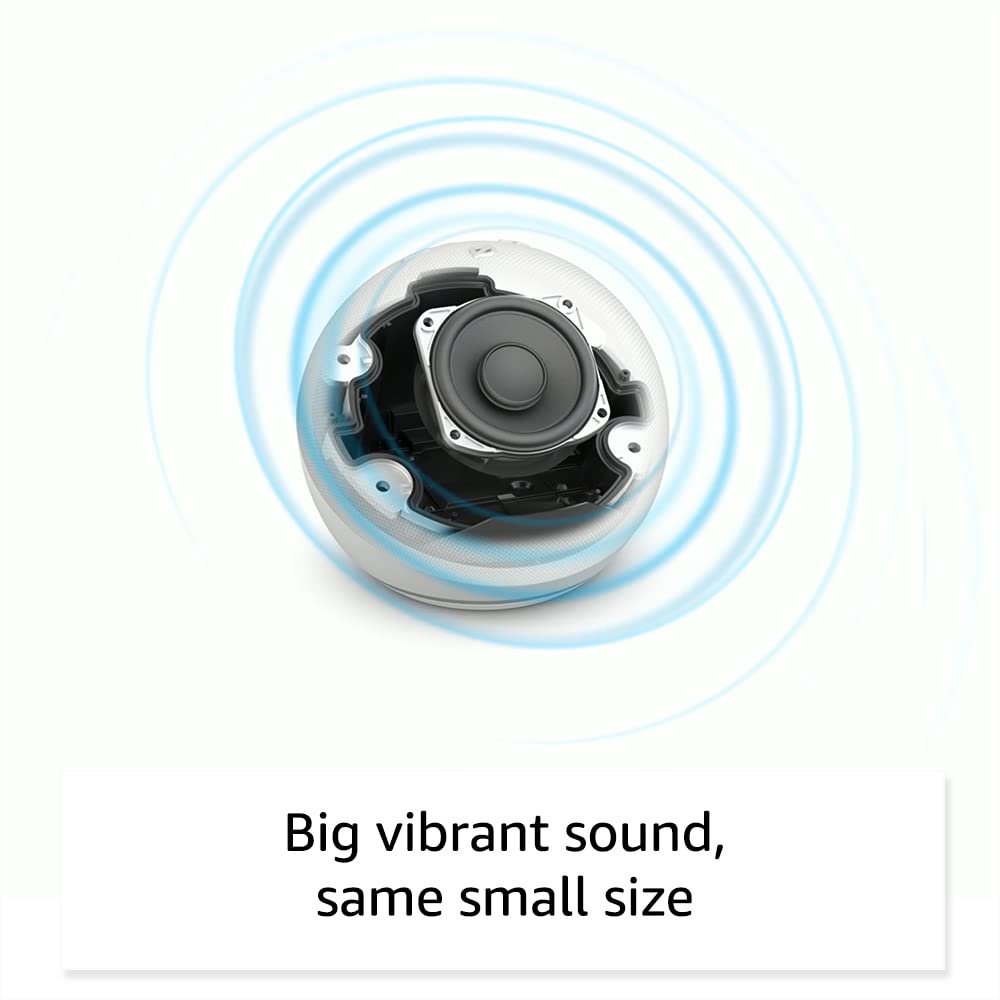 Like-New Echo Dot (5th Gen, 2022 release) with clock | Smart speaker with clock and Alexa | Cloud Blue