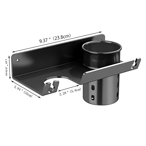 Hair Dryer Holder Wall Mount,Bathroom Hair Blow Dryer Rack Organizer Compatible with Most Hair Dryers