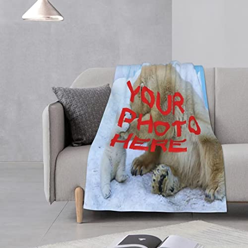 Customized Blankets with Photos Personalized Picture Collage Blanket Soft Using My Own Photos Custom Memorial Gifts for Mothers Day, Mom, Dad, Family, Friends, Couples 30"x40"