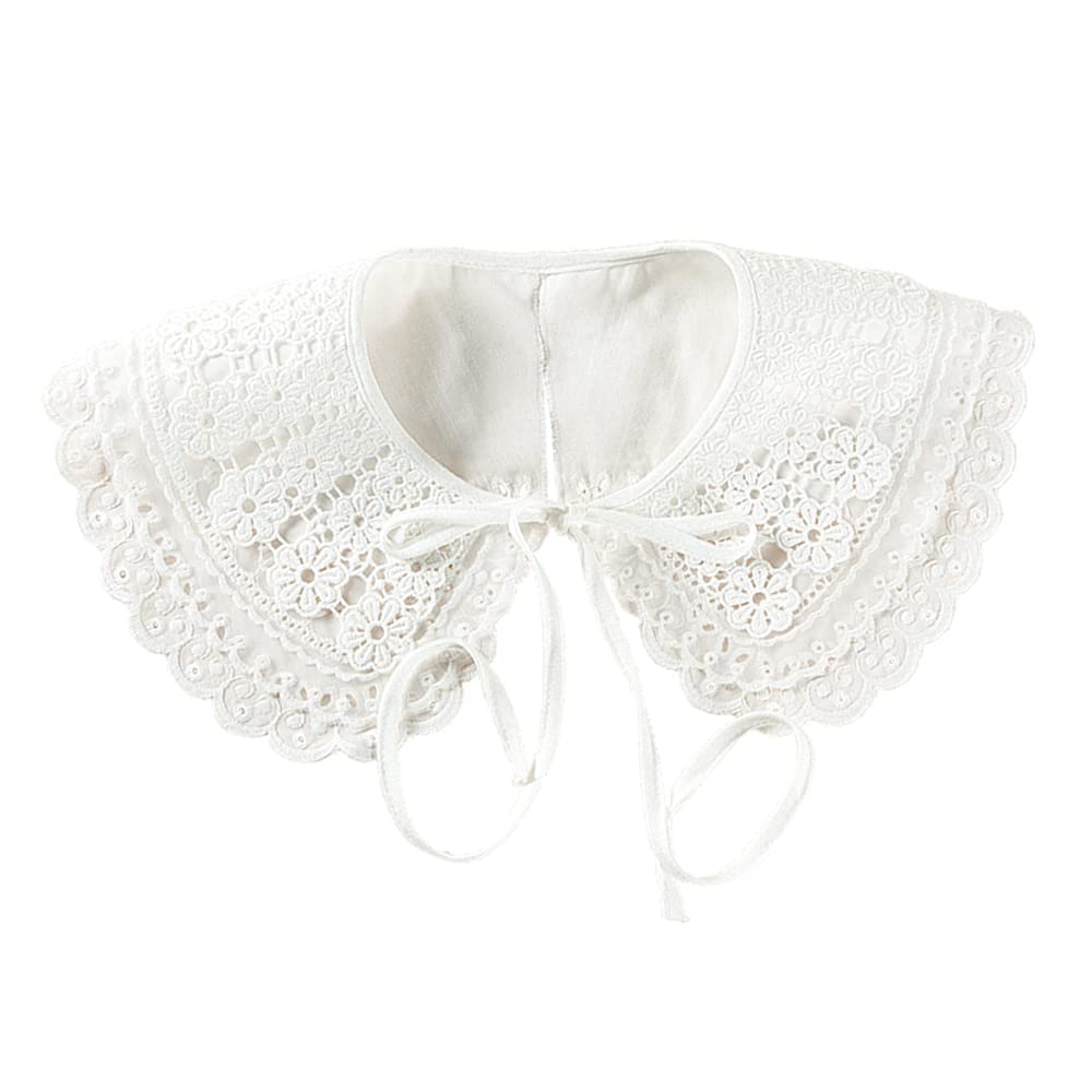 IZONHERE Lace Detachable Collar Vintage Costume Accessory Decorative Choker for Dresses and Shirt (Daisy)