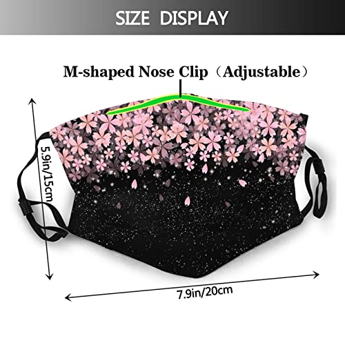 Stripes Face Mask Covers with Elastic Ear Loop Cover Full Face Anti-Dust,Abstract Geometric Symmetric Simplistic Monochrome Modern Art,Unisex, Washable, Breathable, and Reusable,Black and White