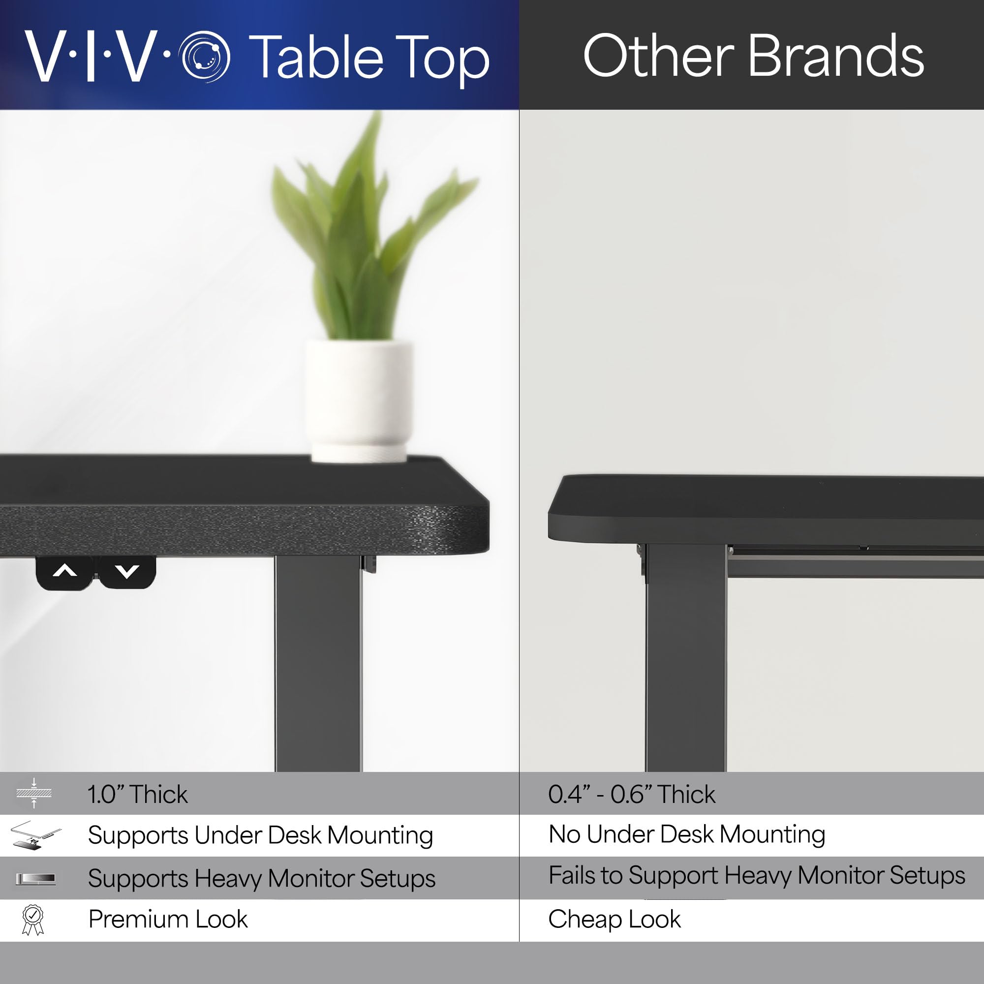 VIVO Electric 71 x 30 inch Stand Up Desk, Height Adjustable, Black Top Black Frame, DESK-KIT-0B7B