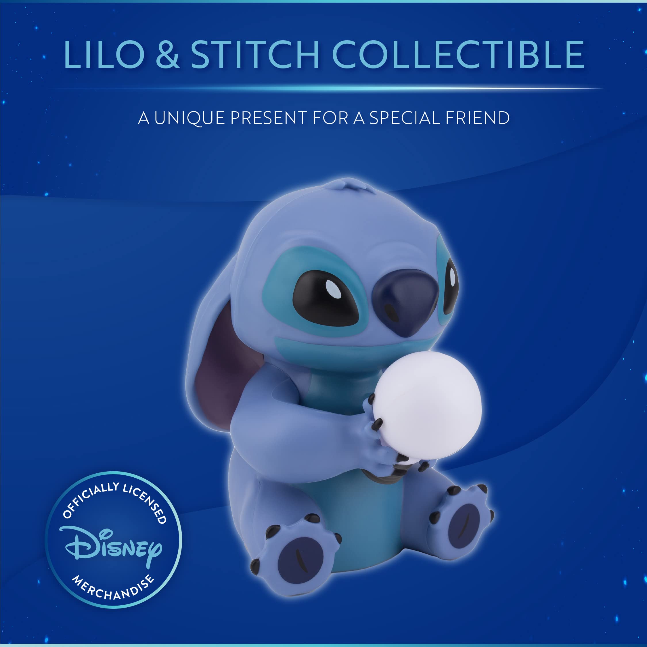 Paladone Stitch Light - Officially Licensed Lilo and Stitch Lamp, Disney Collectible Gift, Bedside Table Bedroom Night Light Decor