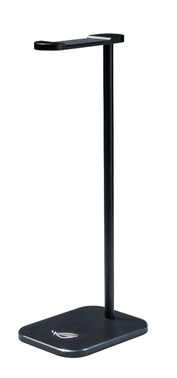 ASUS ROG Metal Gaming Headset Stand | Aluminum Structure, Stable Base, Durable & Scratch-Resistant Build, Rubber Nonslip Feet, Tall Headset Clearance, Easy to Assemble