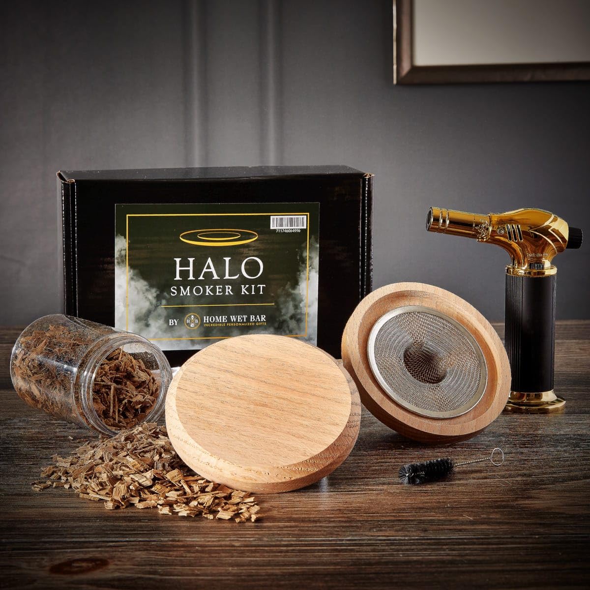 Monogrammed Halo Cocktail Smoker Kit with Torch 5pc (Personalized Product)