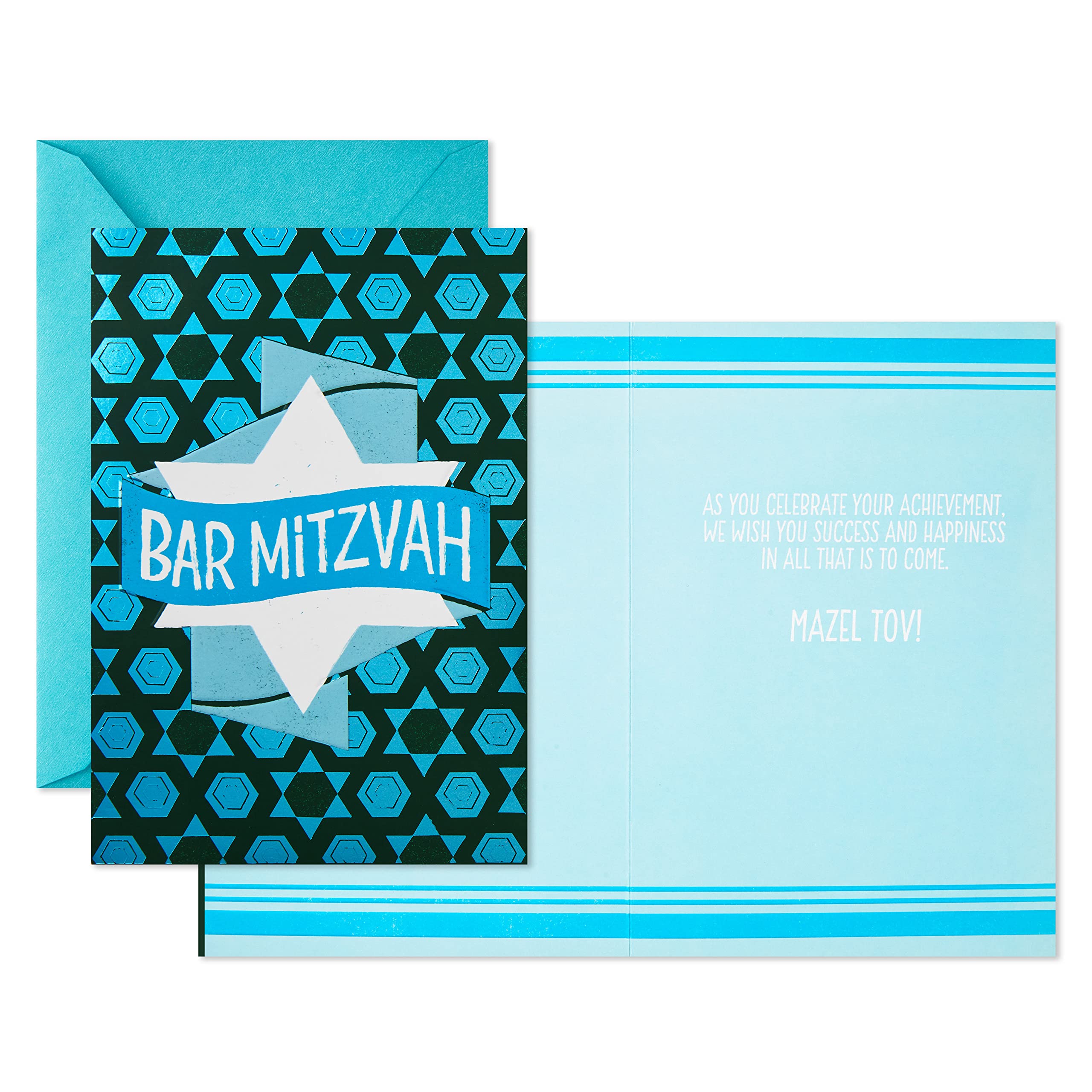 Hallmark Tree of Life Pack of 2 Bar Mitzvah Cards (Mazel Tov)