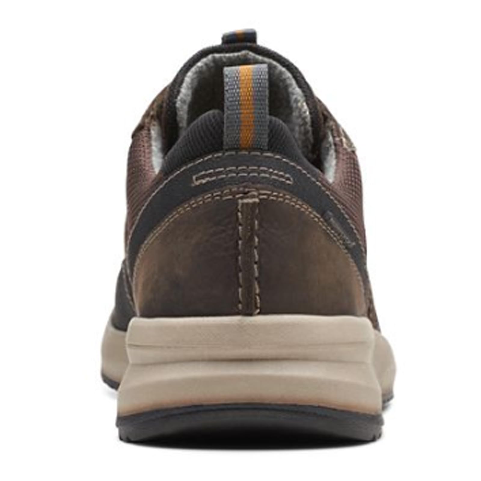 Clarks Men's Wellman Trail AP Oxford, Dark Brown Combi Waterproof, 9.5 Wide