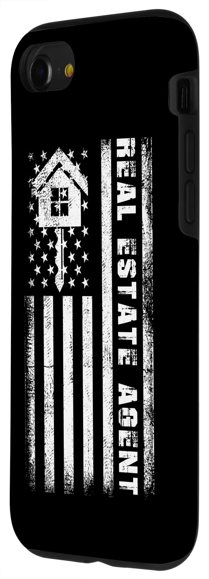 iPhone SE (2020) / 7 / 8 Real Estate Agent USA American Flag Realtor House Property Case