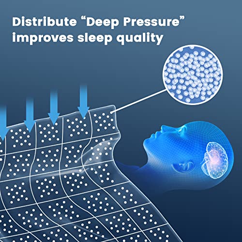 CUTEKING Weighted Blanket for Adults (15lbs, 48"x72", Full, Grey) Heavy Blanket for 140-150lbs, Weighted Blanket for Cooling & Heating with Premium Glass Beads, Soft Thick Blanket for Adult All-Season