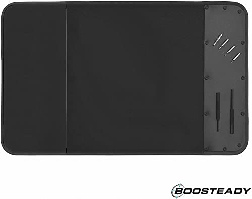 BOOSTEADY Non-Slip Gun Cleaning Mat for Glock, Thick Neoprene Magnetic Gun Mat, Pistol Cleaning Mat 20 x 12”