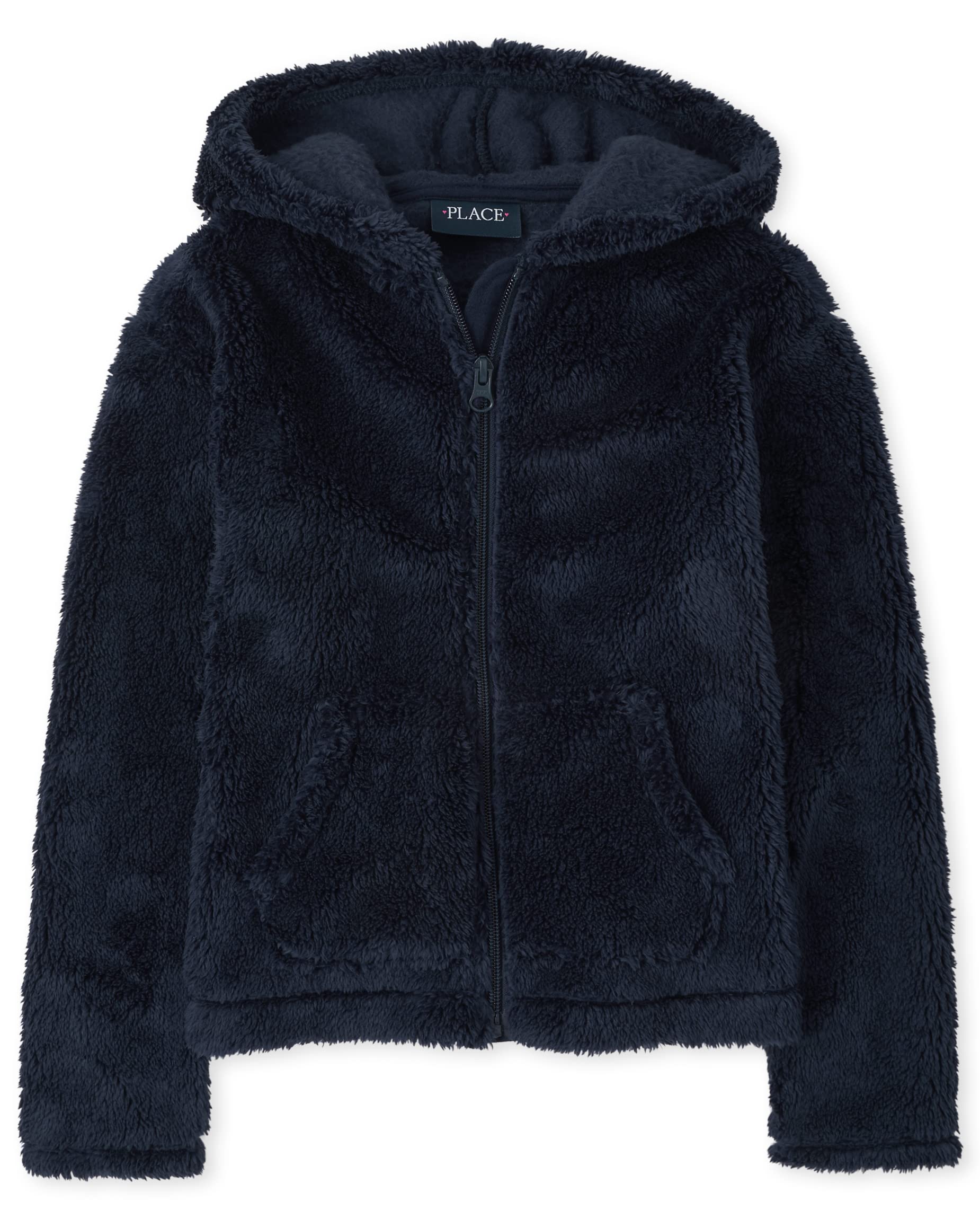 The Children's PlaceThe Children's Place Girls Long Sleeve Sherpa HoodieTIDALXLarge (14)