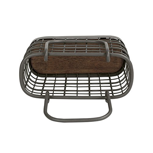 Spectrum Diversified Vintage Napkin Holder, One Size, Industrial Gray