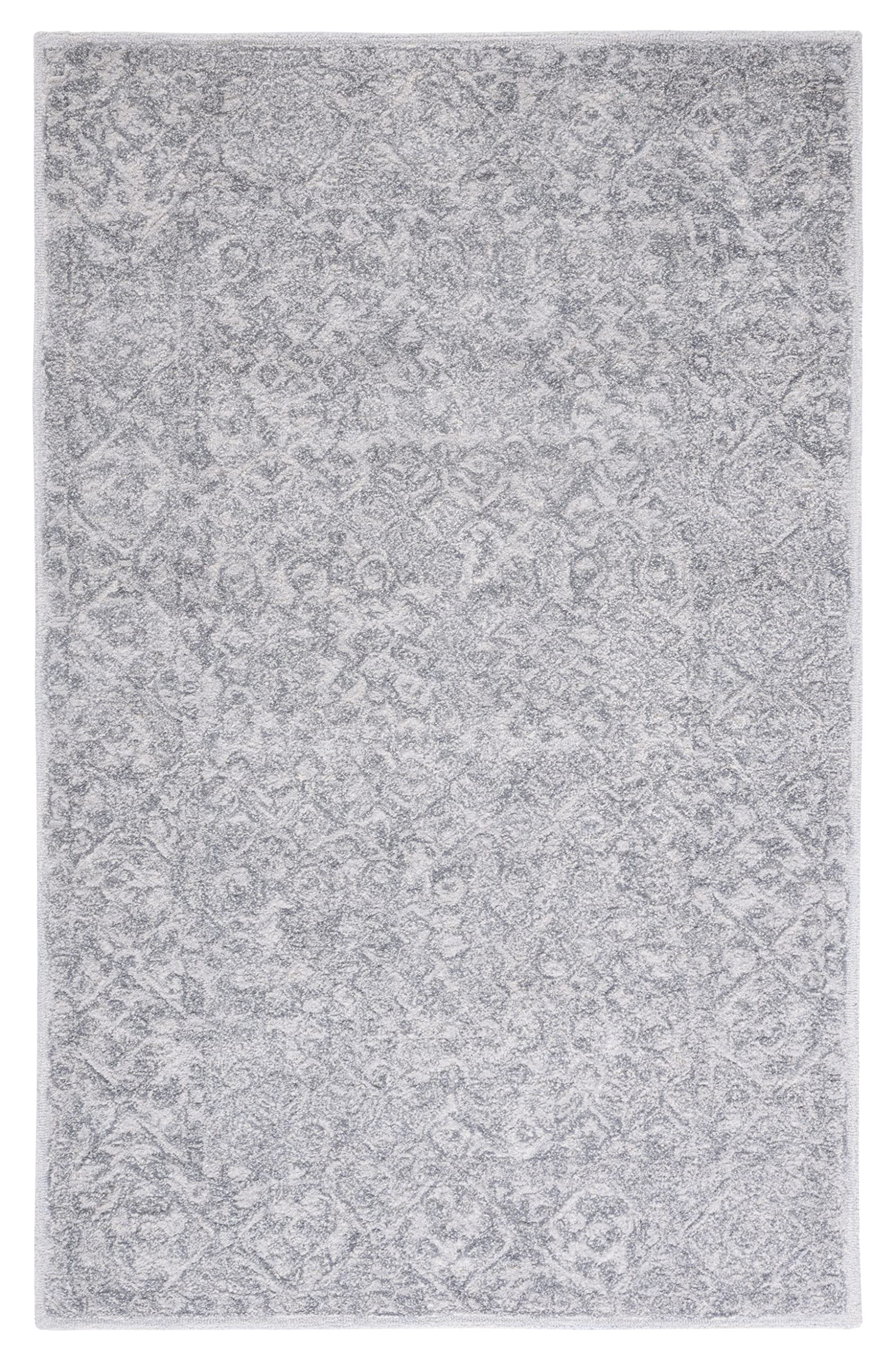 SAFAVIEH Marquee Collection Area Rug - 8' x 10', Grey, Handmade Wool, Ideal for High Traffic Areas in Living Room, Bedroom (MRQ201N)