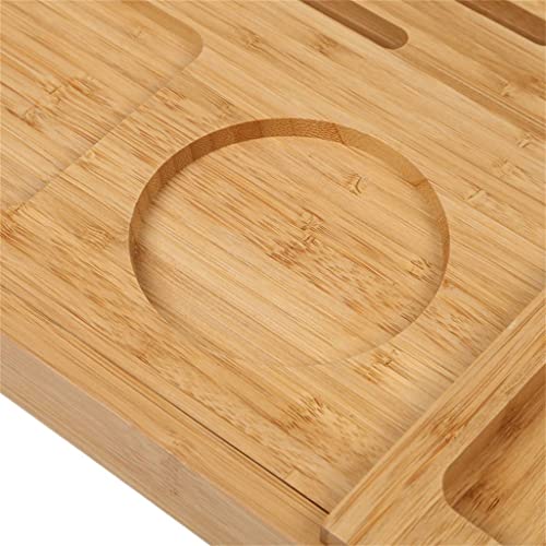 YEBDD Adjustable Bathtub Tray Bathroom Organizer Expandable Sides Holder for Book Glass Towel