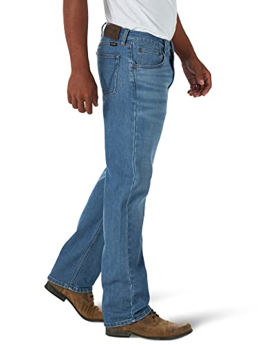 Wrangler Men's Free-to-Stretch Regular Fit Jean, Naval, 38W x 29L