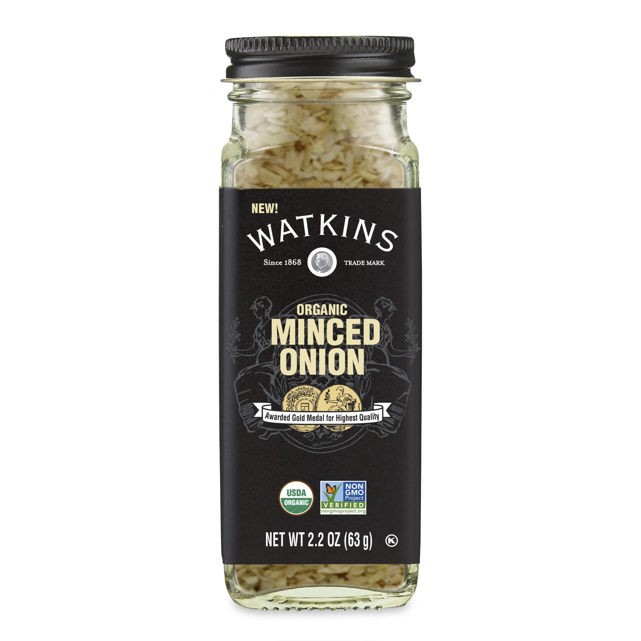 Watkins Organic Minced Onion, 2.2 oz., 1 Count
