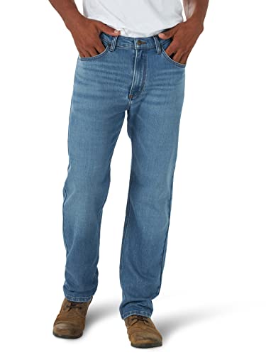 Wrangler Men's Free-to-Stretch Regular Fit Jean, Naval, 38W x 29L