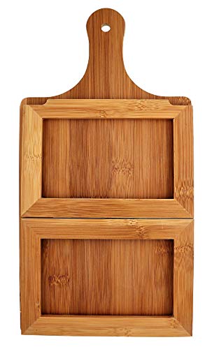 Mimi Gift Cookbook Stand Recipe Holder - Custom Engraved Bamboo Cutting Board Foldable Chef Easel Metal Hinge Kickstand iPad Tablet Compatible Christmas Birthday Mother Day Kitchen Decor (7.25x13.5)