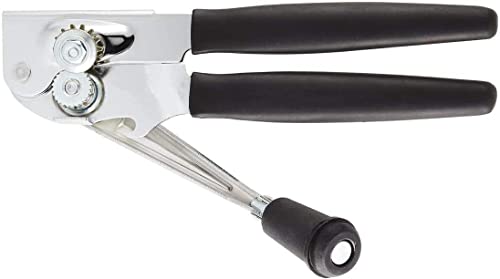 SoB Commercial Can Opener Manual Heavy Duty - Easy to Use with Comfortable Easy Crank Handle - Swing Grip Design, Hand Can Opener, Includes Built in Bottle Opener